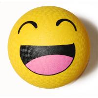 China Non Toxic Smiley Beach Ball for sale