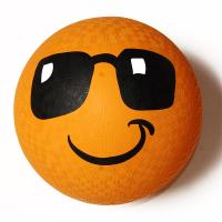 China Non Toxic Smiley Beach Ball for sale