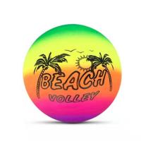 China Multicolored Rainbow Hopper Ball , Multipurpose 8.5 Inch Playground Ball for sale