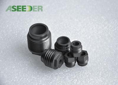 China Plum Blossom Type Drill Bit Nozzle Sintered Tungsten Carbide Materials for sale