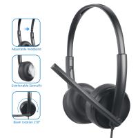 China Scorpion #1093DE USB / 3.5MM Jack / Type-C Wired Headset Multi Plug for School Education Headset for sale