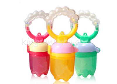 China Shaking Ring Organic Teething Toys With Fresh Food Soother Rotation Cap for sale