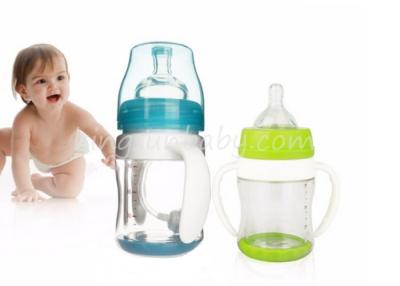 China Cheap Glass Baby Bottles Anti Broken , Glass Feeding Bottle High Temperature Resistance for sale