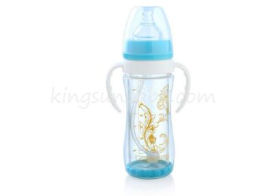 China 180ml Anti-explosion Glass Baby Feeding  Bottle With Double Deck In Wide Neck for sale