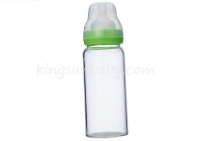 China High Transparent Feeding Bottles For Breastfed Babies Straight Shape 8 Ounce for sale