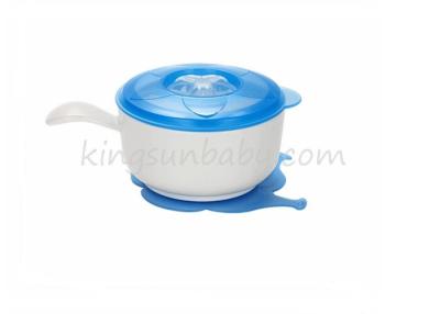 China Suction Baby Feeding Bowl Non Toxic Anti Slip Handle Design Safe To Use for sale