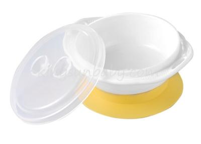 China Slip Resistant  Baby Feeding Bowl Suction Non Toxic With Sucker Base CJ - 59 for sale