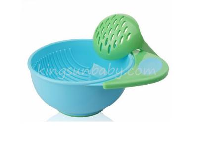 China Non Spill Plastic Toddler Suction Bowl Grinder Unbreakable Design For Outdoor Use for sale