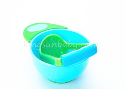 China Safe Baby Feeding Bowl Plastic Grind Bowl Spill Proof Wtih Brightly Coloured for sale