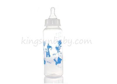 China Straight Shape PP Baby Feeding Nursing Bottle 250ml In Standard Neck Eco-friendly for sale