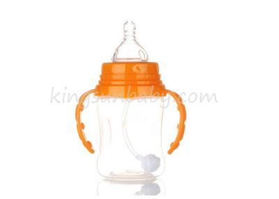 China BPA Free PP Baby Feeding Nursing Bottle With Automatic Straw Non-toxic for sale