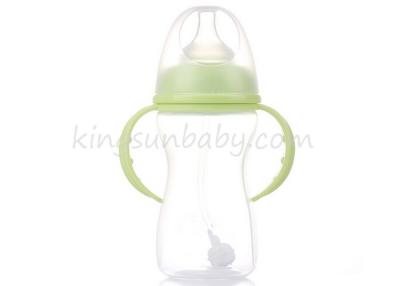 China Arc Shape PP Baby Nursing Newborn Feeding Bottle Durable With Automatic Straw for sale