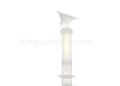 China Convenient Syringe Shaped Breast Vacuum Pump Portable with Color box PP Material for sale