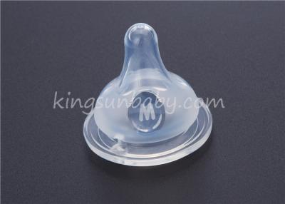 China Baby Feeding Nipple Food Grade ,  Durable Silicone Nipple For Baby Wide Mouth for sale