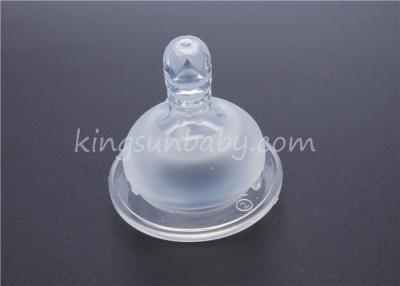 China Breast Shaped Baby Bottle Nipple With High / Low Temperature Resistant NZ-448 for sale