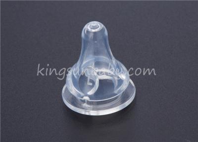 China Prevent Collapsing Baby Bottle Nipple Small Round Hole With Liquid Silicone Rubber Material for sale