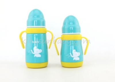 China 240 ml Thermos Non Plastic Baby Bottles , Stainless Steel Bottle For Baby Wide Mouth for sale