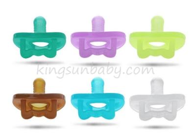 China Silicone Newborn Baby Pacifier Food Grade Colorful Infant Dummy Soother for sale