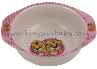 China Non Toxic Melamine Feeding Bowls For Babies With Handle BPA Free Eco Friendly for sale