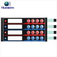 China Flexible waterproof membrane switch with poly dome for sale