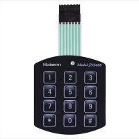 China Custom membrane switch control front keyboard graphic overlay for sale