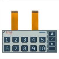 China Silk Screen Printing Membrane Keyboard Graphic Overlay Panel for sale