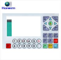 China Custom Waterproof Polyester Membrane Keyboard Switch With 3M 467 For Distance Measurer for sale