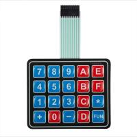 China PET/ PC membrane keyboard with led light for sale