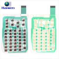 China Embossed Metal Dome Membrane Switch With LED for sale
