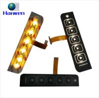 China Flexi Cable PET Circuit Membrane Switch With Matte Embossed Button for sale