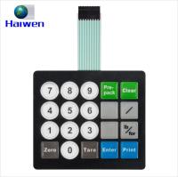 China Clear Window Metal Dome Tactile Switch Customized Design Membrane Key Pad for sale