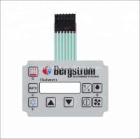 China Custom Prototype Flexible Backlight Membrane Switch Tactile Numeric Keypad for sale