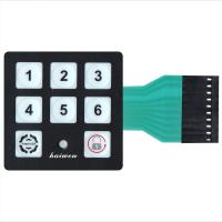 China Capacitive Membrane Touch Switch Tactile Metal Dome Membrane Switch for sale