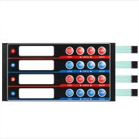 China Capacitive Membrane Touch Switch Tactile Metal Dome Membrane Switch for sale