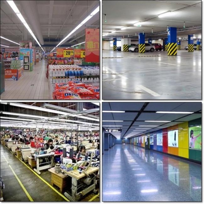 Aluminum Alloy Milky Separated 36W LED Tube Light By 1.2m Dual Chips