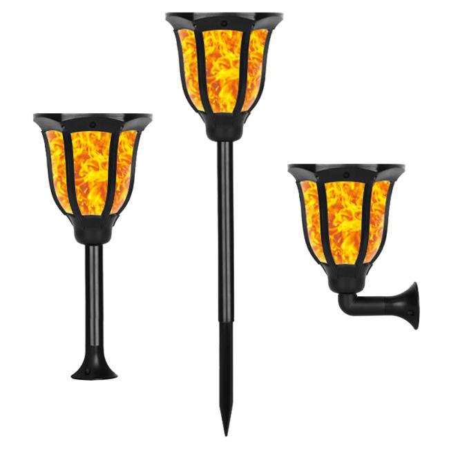 Garden Decoration Lamp Multi-functional Solar Torch Light Outdoor IP65 Waterproof for Lawn Landscape Tree Building