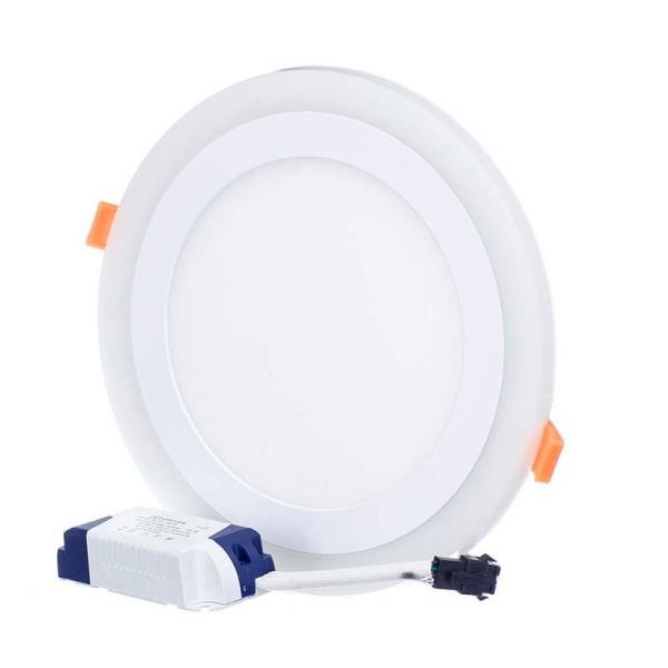 Quality Slim LED Panel Light Two Color Round AC220~240V 6W+3W Recessed Down Light for sale