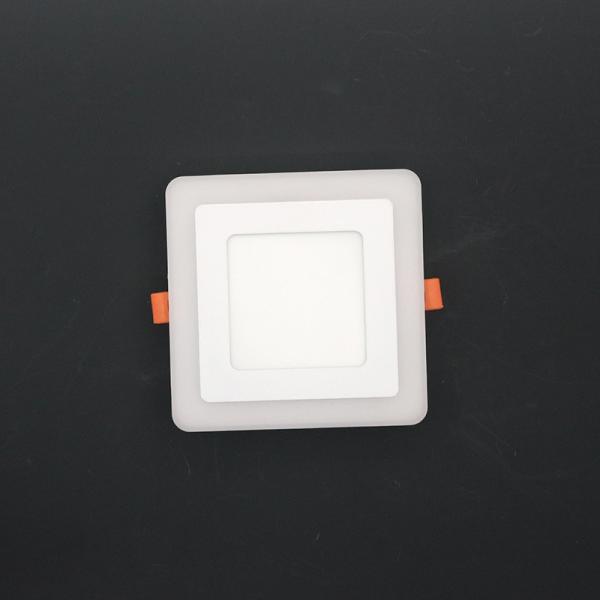 Quality Slim LED Panel Light Two Color Round AC220~240V 6W+3W Recessed Down Light for sale