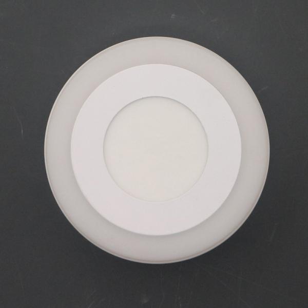 Quality Slim LED Panel Light Two Color Round AC220~240V 6W+3W Recessed Down Light for sale