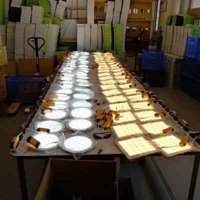 China Dimmable Square Panel Light 6W 12W 18W 24W For Desktop Down Light 85-265Vac for sale