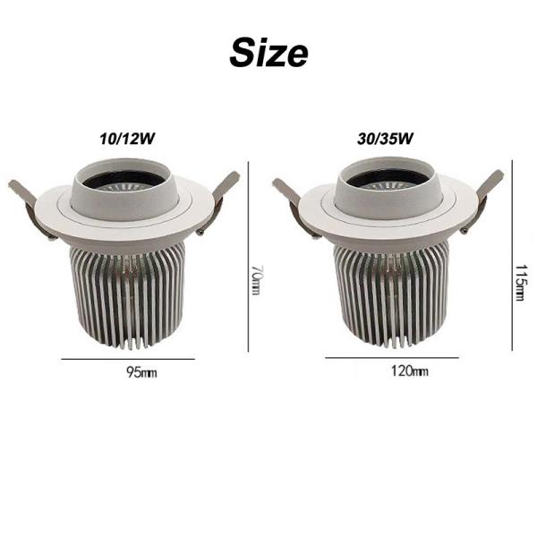 Quality Desk Anti Glare LED DownLight 30000 Working Time For Store Home Office for sale