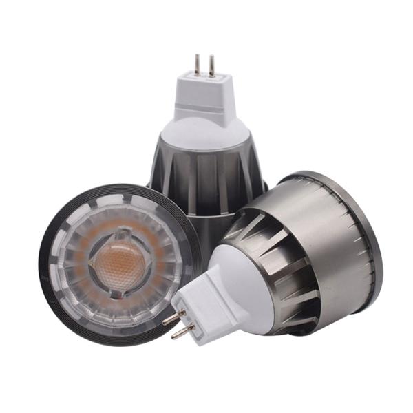 Quality Warm White LED Cob Spotlight GU10 3/5/7/10W Dimmable Gu10 PC 120 Beam Angle for sale