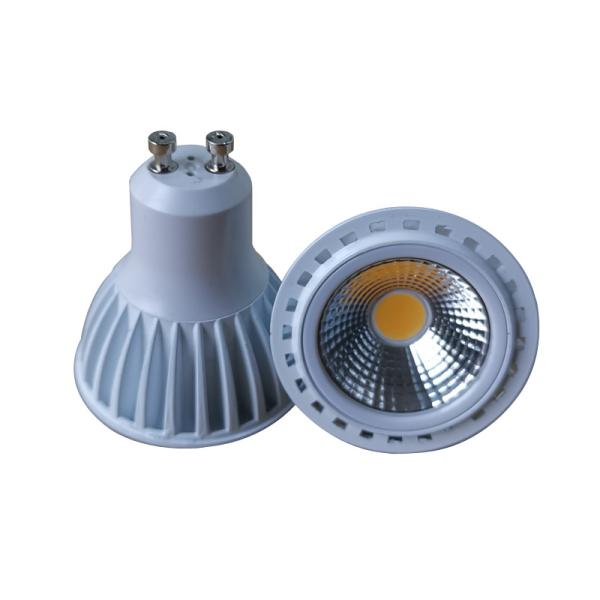 Quality GU10 LED Cob Spot Light MR16 Dimming Cast Aluminum 5W E14 E27 Bulb for sale