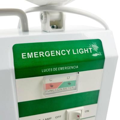 中国 Double Head LED Emergency Light 2*3W 3 Hours Lamp 220V-240VAC Safety Light 販売のため