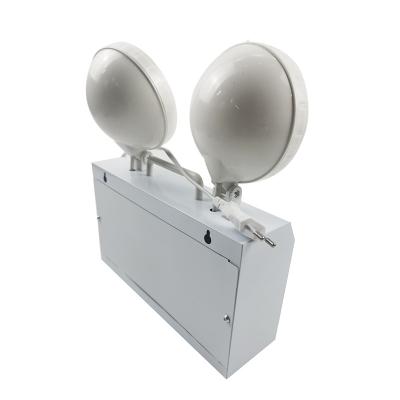 中国 Double Head LED Emergency Light 2*3W 3 Hours Lamp 220V-240VAC Safety Light 販売のため