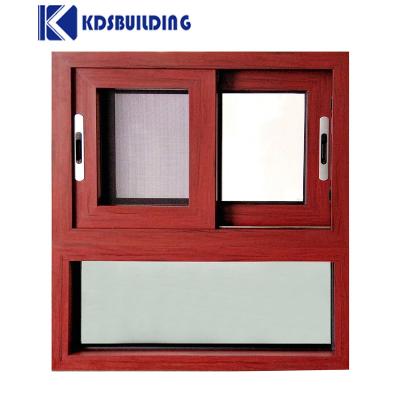 Cina Semplice Ultimo Disegno Vetro Legato Finestre Orizzontali Scorrevoli Con Accessoio In Aluminio Per Porta Scorrevole E Finestra Per Casa in vendita