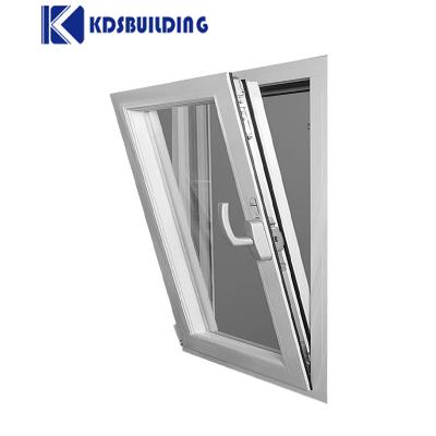 Cina KDSBuilding Xiamen Standard europeo risparmio energetico alluminio Tilt e girare finestra con fly screen in vendita