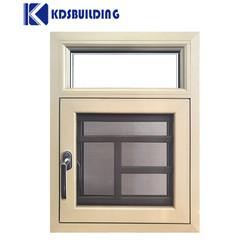 Cina KDSBuilding Security Window Grille Design And Gate Champagne And Grey Color Frame Aluminum Casement Window (Fenestra di casamento in alluminio) in vendita