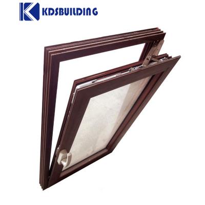 Cina KDSBuilding Brake Bridge Profile Verticale Scorrevole Champagne Color Aluminium Turn And Tilt Window in vendita