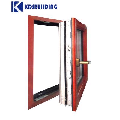 Cina KDSBuilding Brake Bridge Profile Verticale Scorrevole Champagne Color Aluminium Turn And Tilt Window in vendita